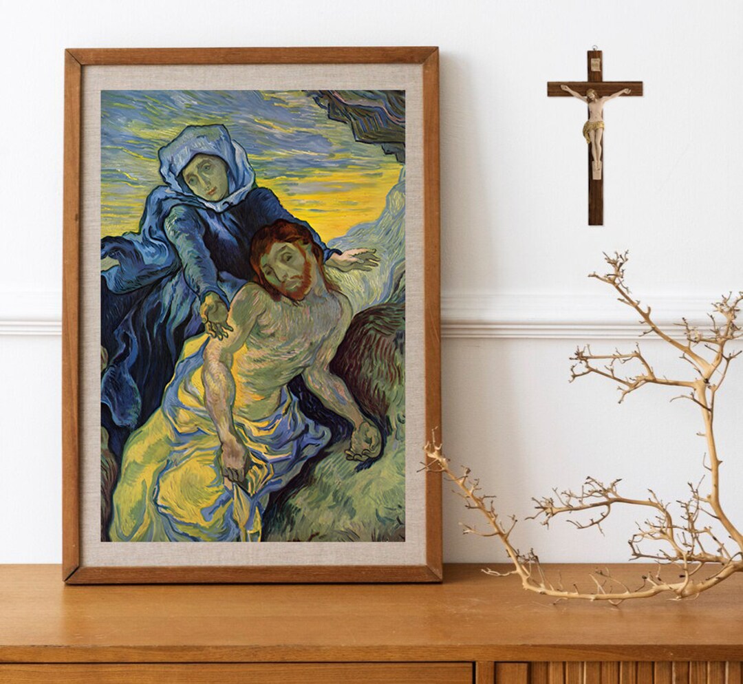 Vincent Van Gogh PIETA POSTER Jesus Christ Print Art Home Wall Decor ...