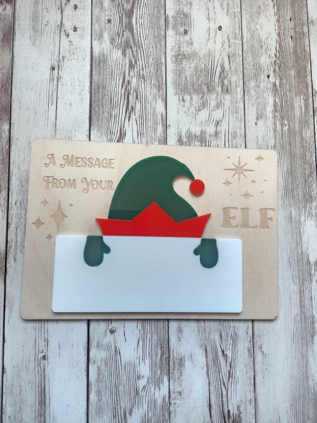 Elf Message Sign Hiding Elf - Etsy