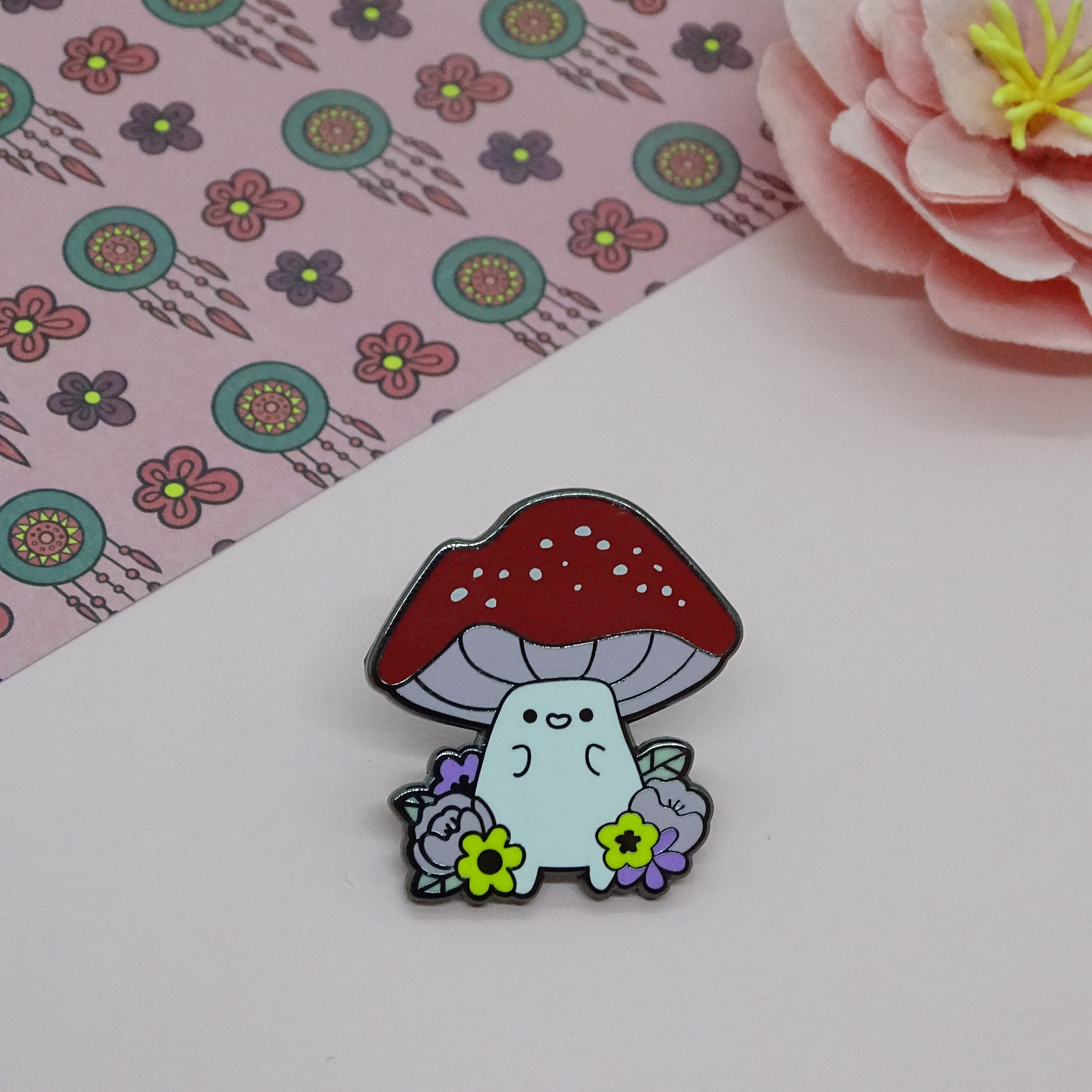 Pin's Julia Cute Mushroom Kawaii Style Trendy | Etsy
