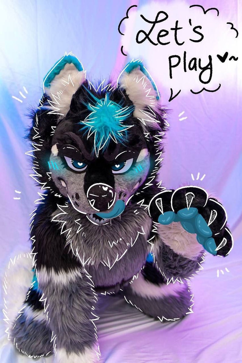 Fursuit Drawover Art Commission - Etsy