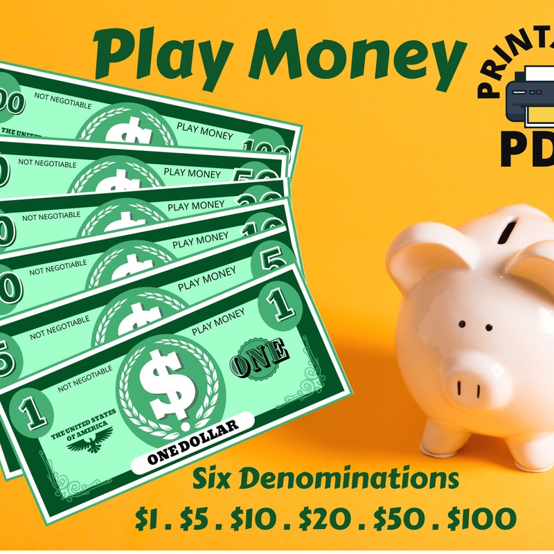 Play Money - Etsy