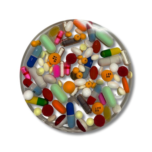 Pill Coaster - Etsy