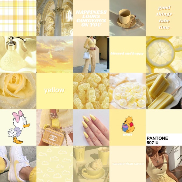 Pastel Yellow Decor - Etsy