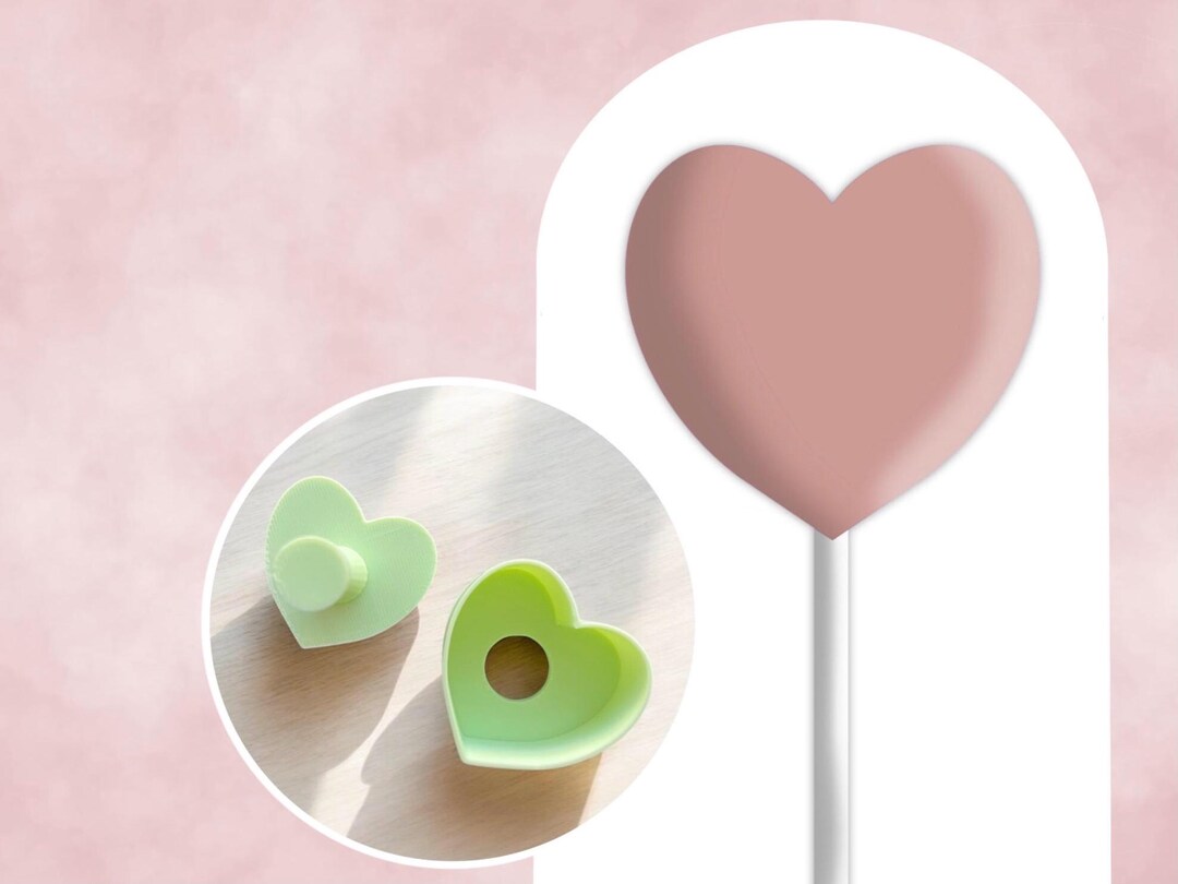 Heart Cake Pop Mold, Heart Cake Pop, Cake Pop Mold, Cake Pop Mold and ...