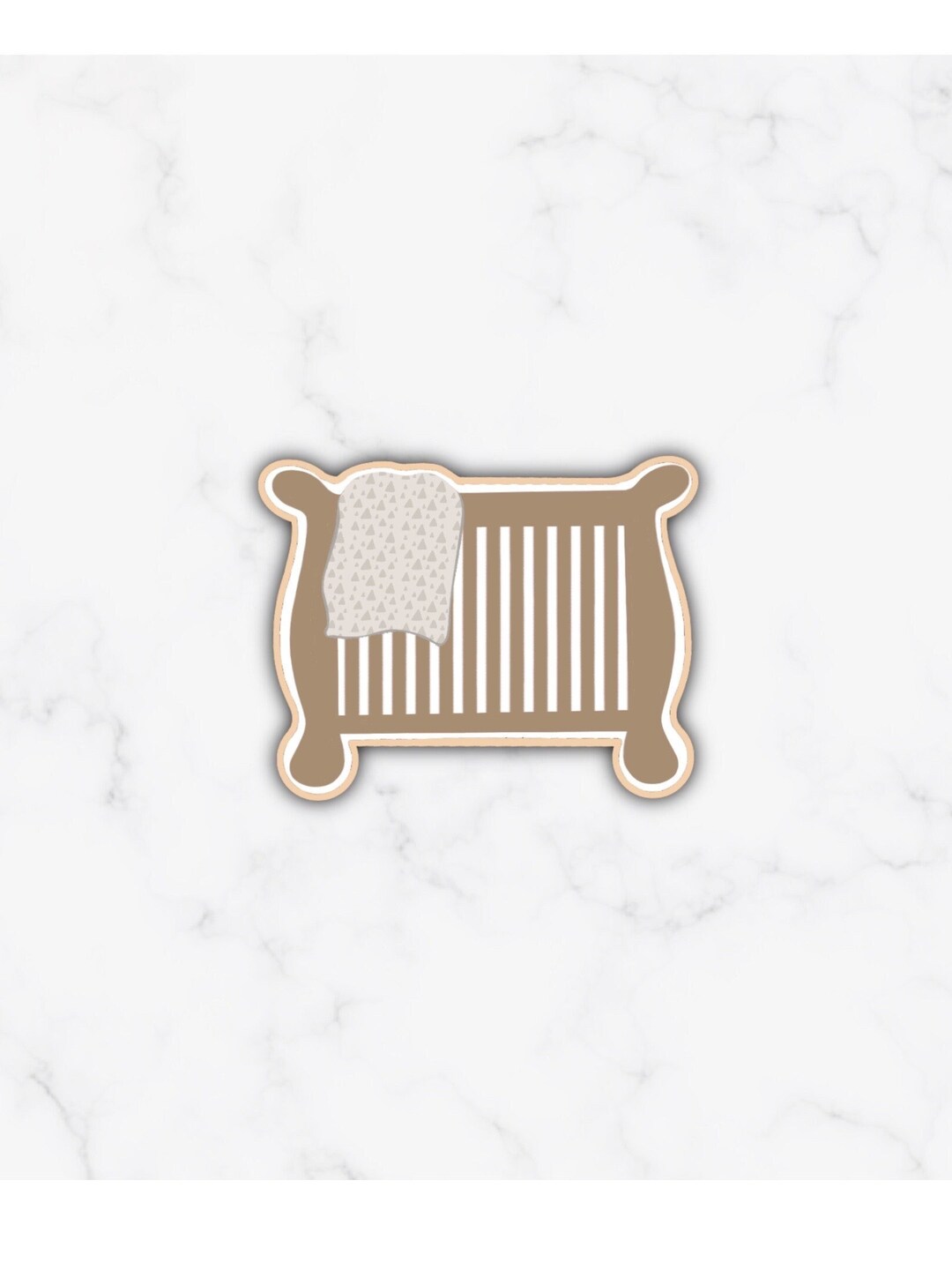 Baby Crib Cookie Cutter, Cookie Cutter, Baby Cookie Cutter, Crib Cookie ...