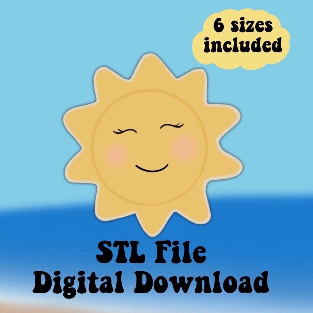 Sun Cookie Cutter, Summer Cookie Cutter, Sugar Cookie Cutters, Beach ...