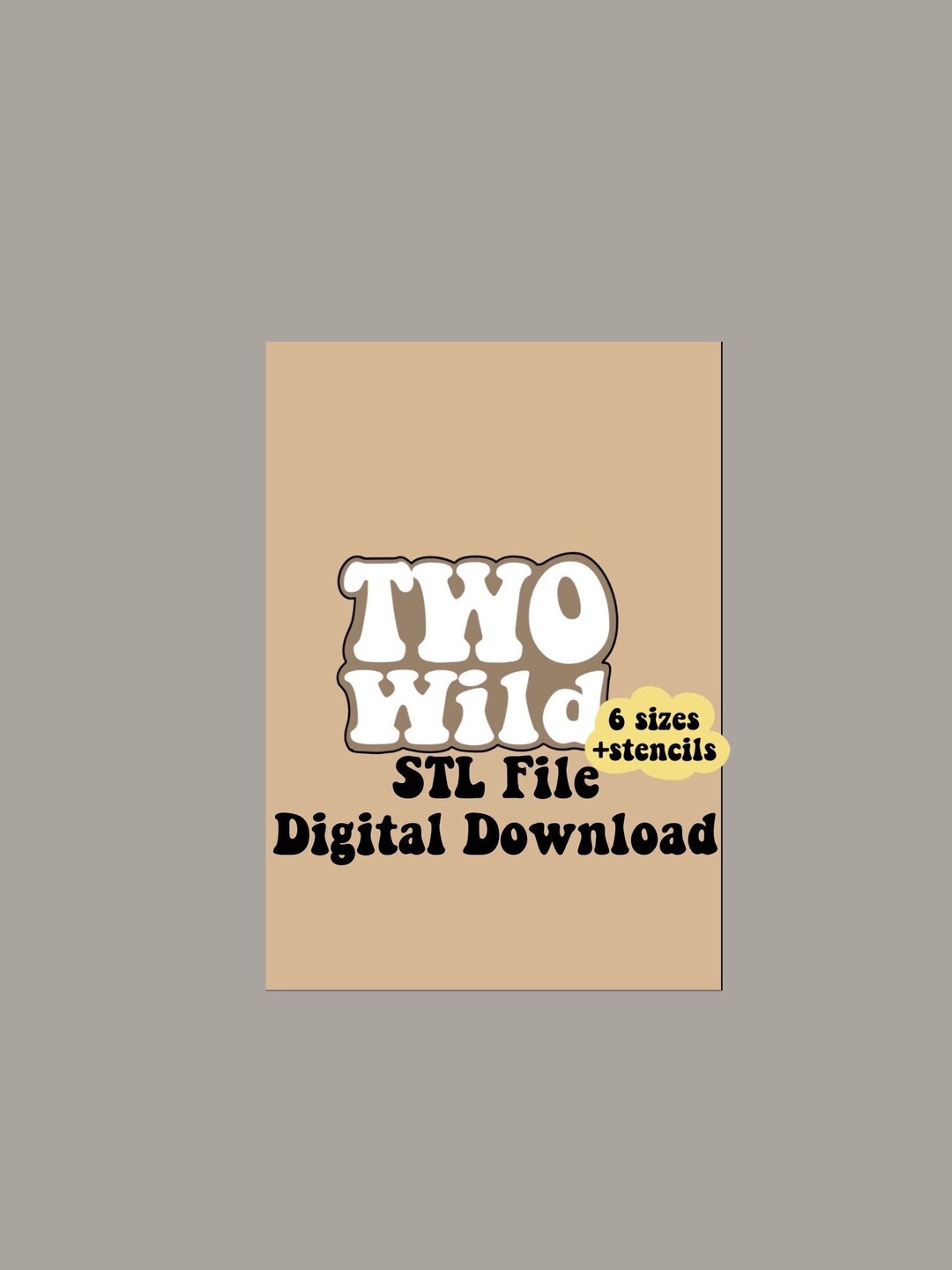 Two Cookie Cutter, Number Cookie, Birthday Cookie Cutter, Two Wild ...