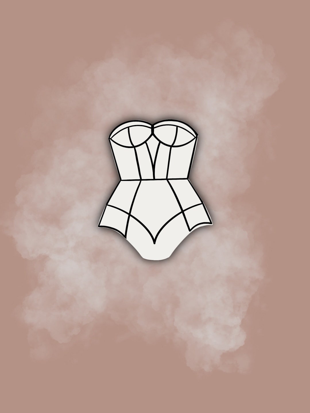 Lingerie Cookie Cutter, Clothing Cookie Cutter, Bathing Suit Cookie ...