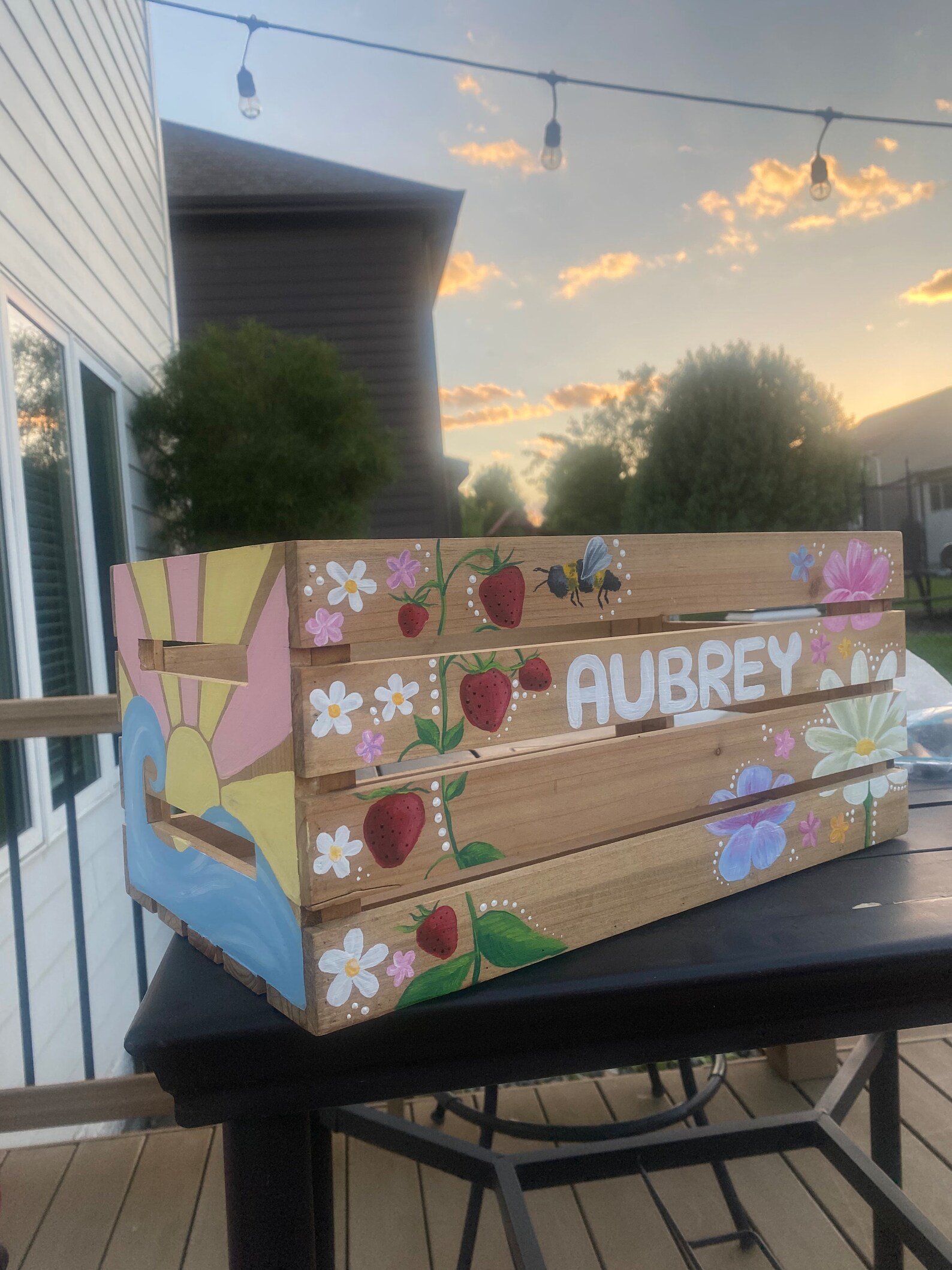 Customized Painted Bikini Box - Etsy