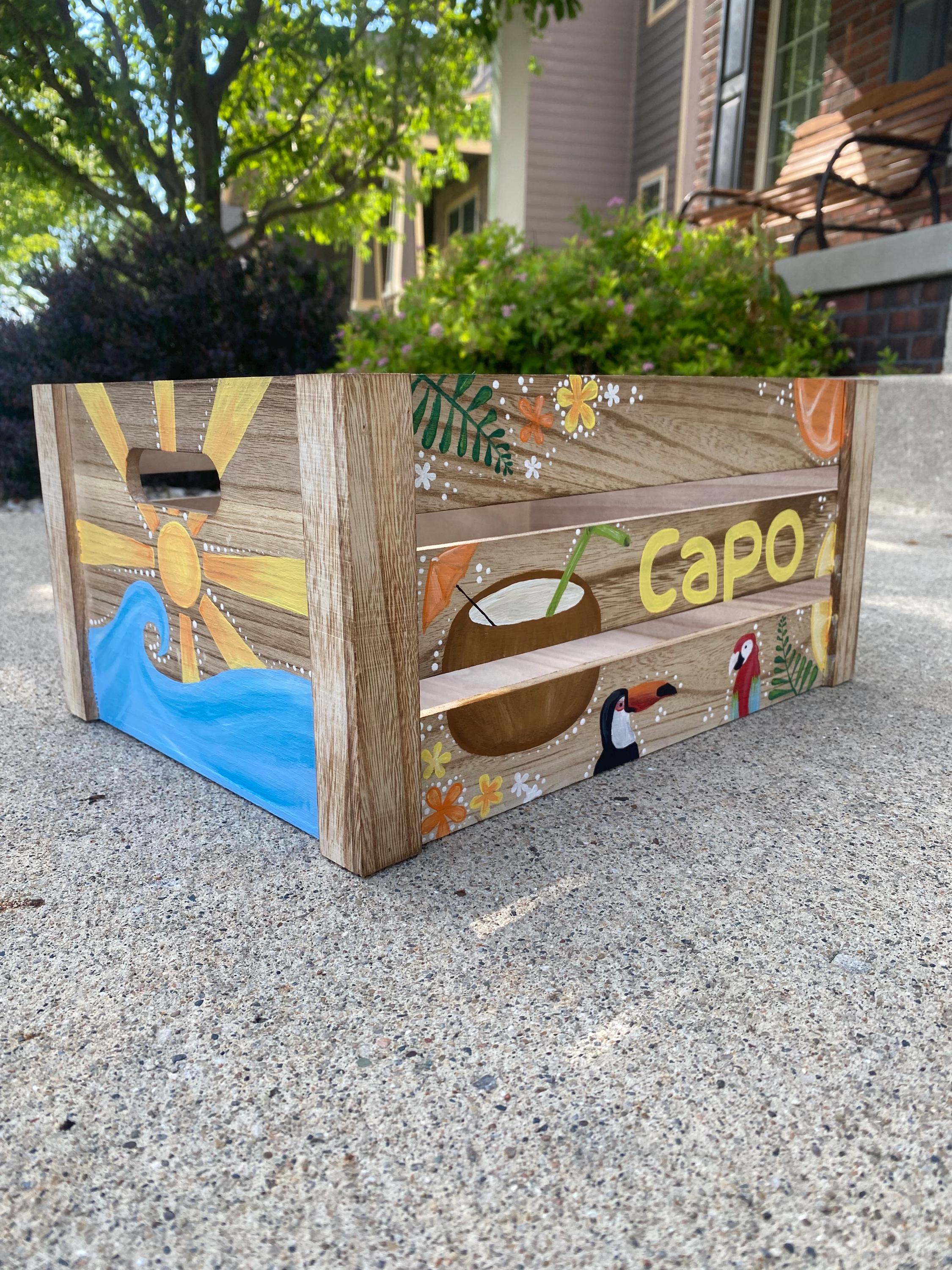 Customized Painted Bikini Box - Etsy
