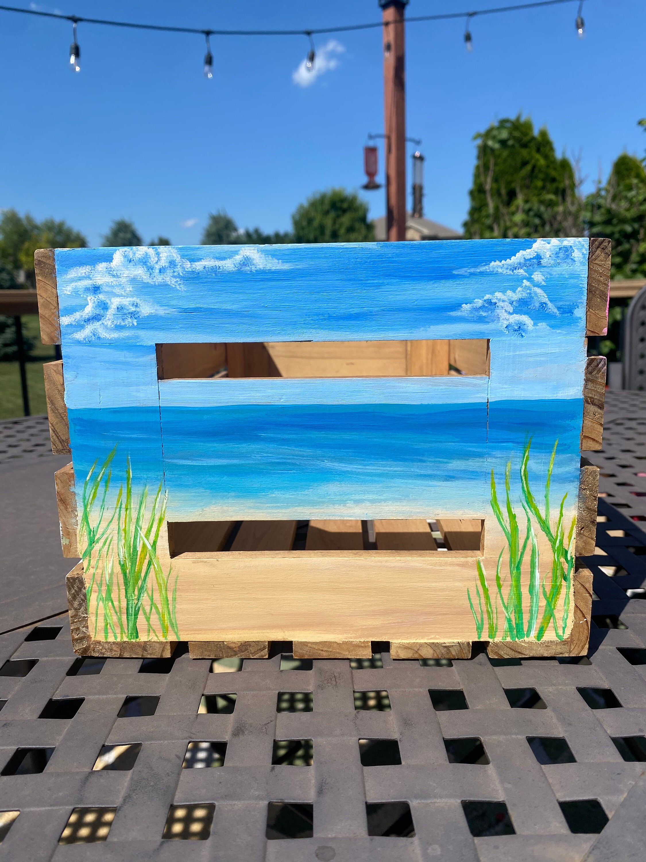 Customized Painted Bikini Box - Etsy