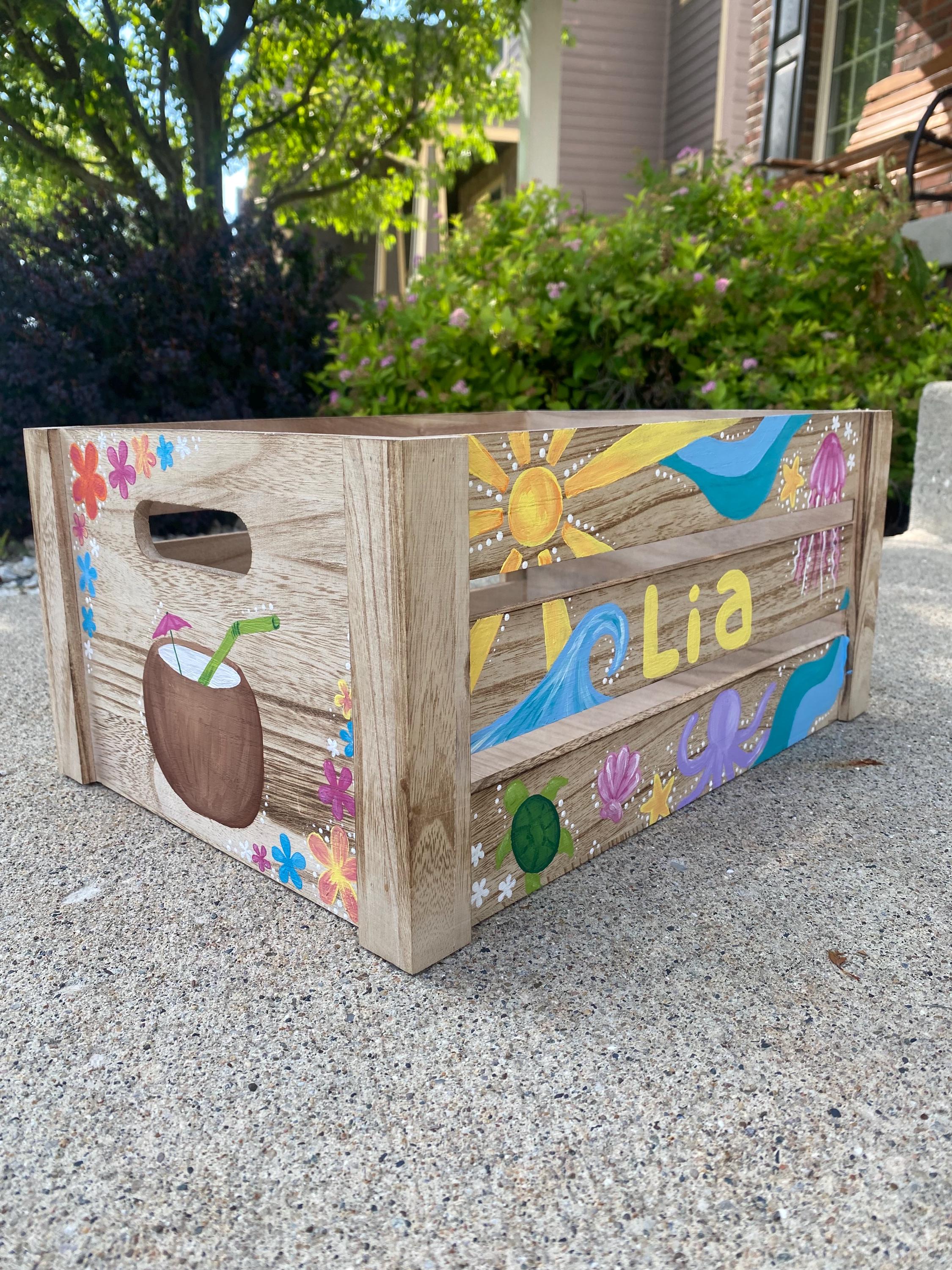 Customized Painted Bikini Box - Etsy