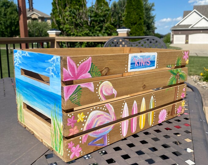Customized Painted Bikini Box - Etsy
