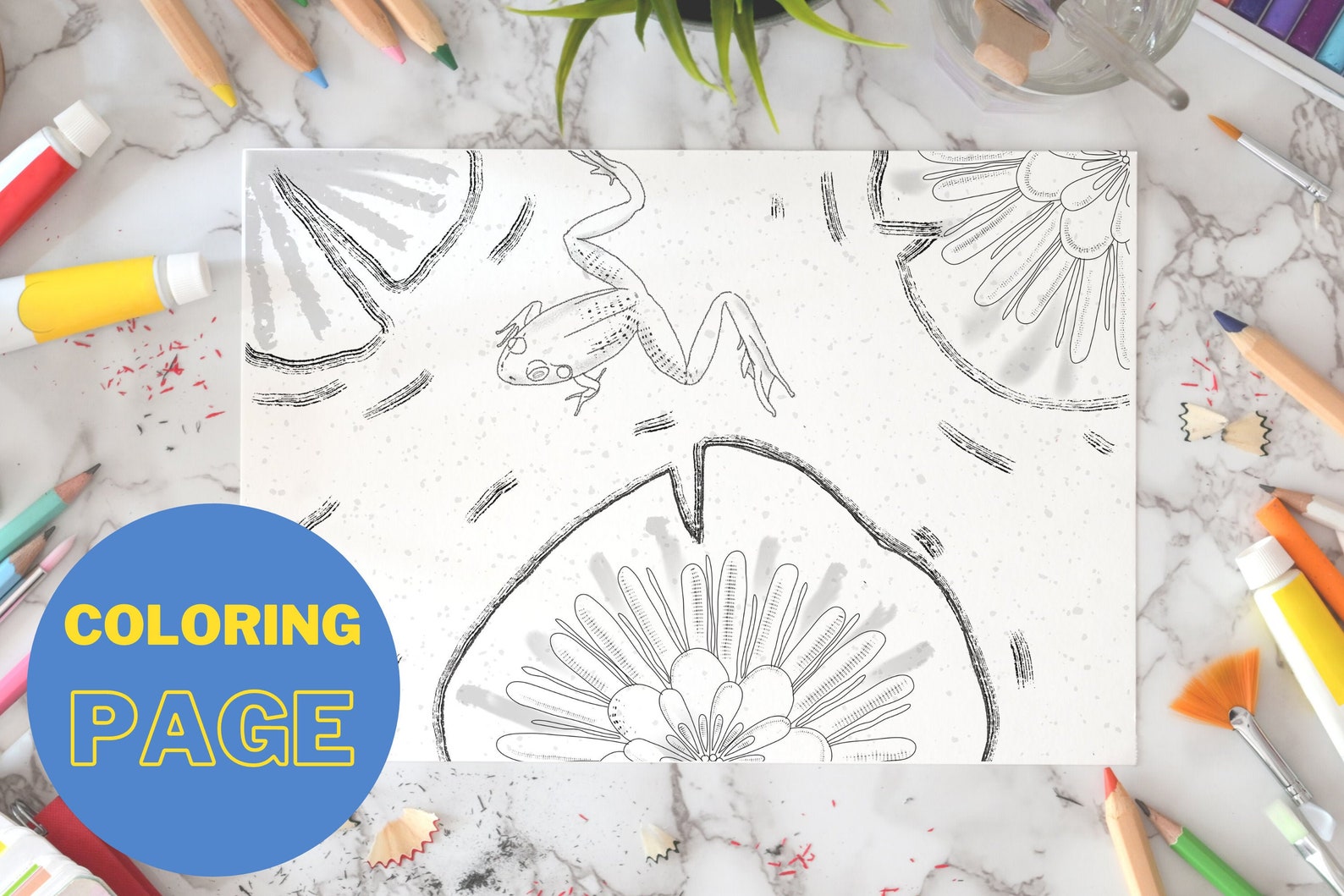 Coloring Page, Relaxing Coloring Page,coloring Sheet, Direct Download ...