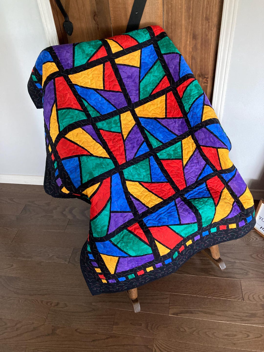 Stained Glass Quilt - Etsy