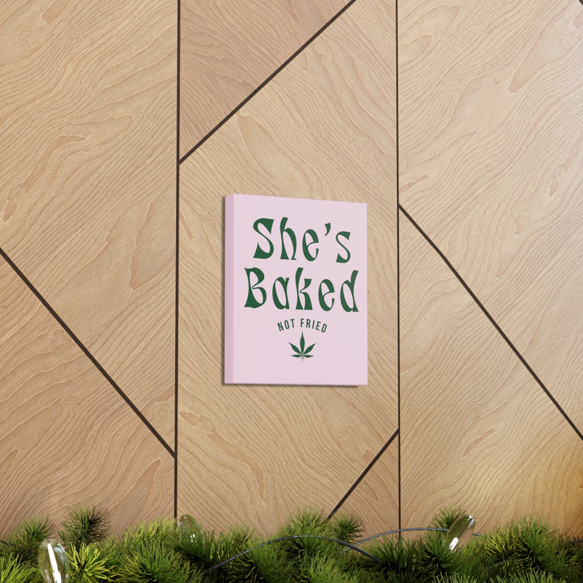 Stoner Decor Light Pink Wall Art 420 Wall Art Weed Stuff Pothead Gifts ...