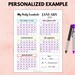Printable Daily Habit Tracker Calendar Monthly Goal Tracker - Etsy