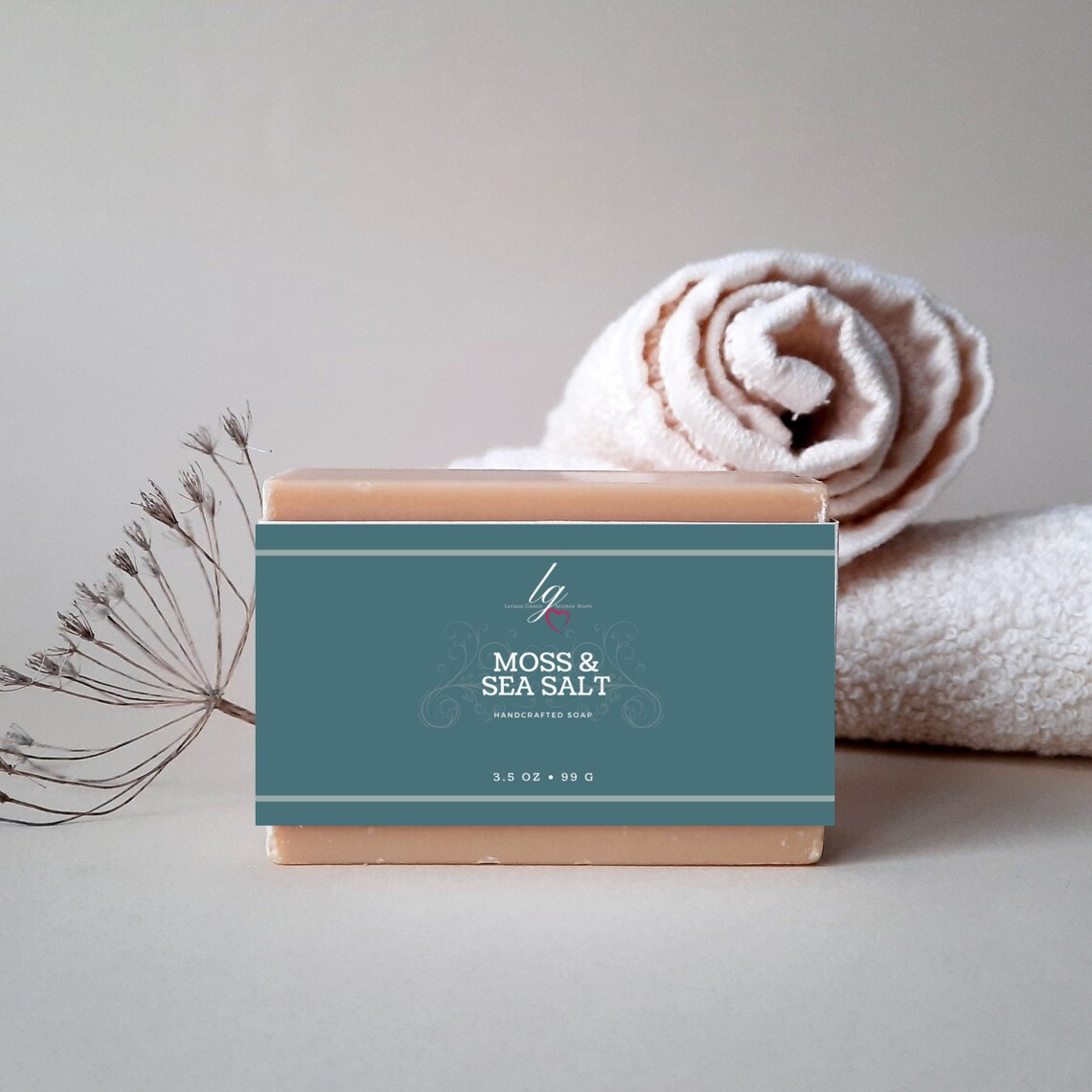 Editable Soap Wrapper Label Template for Canva. Organic Printable Belly ...