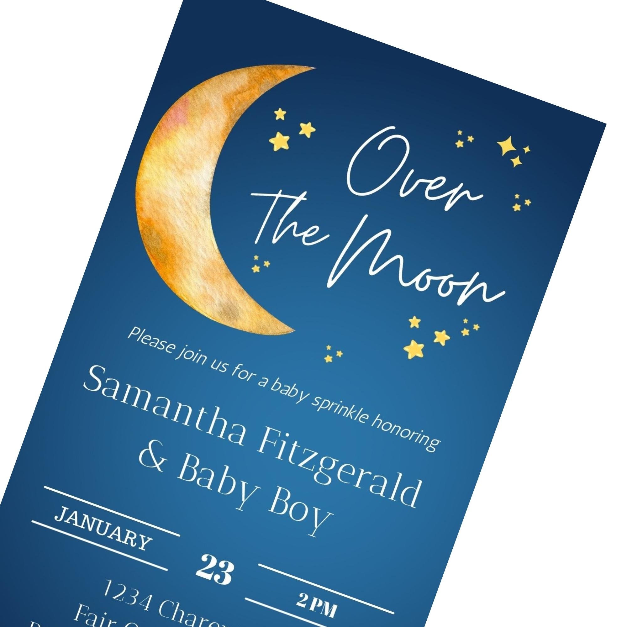 DIGITAL Animated Baby Shower Invitation Electronic Unisex Baby Shower ...