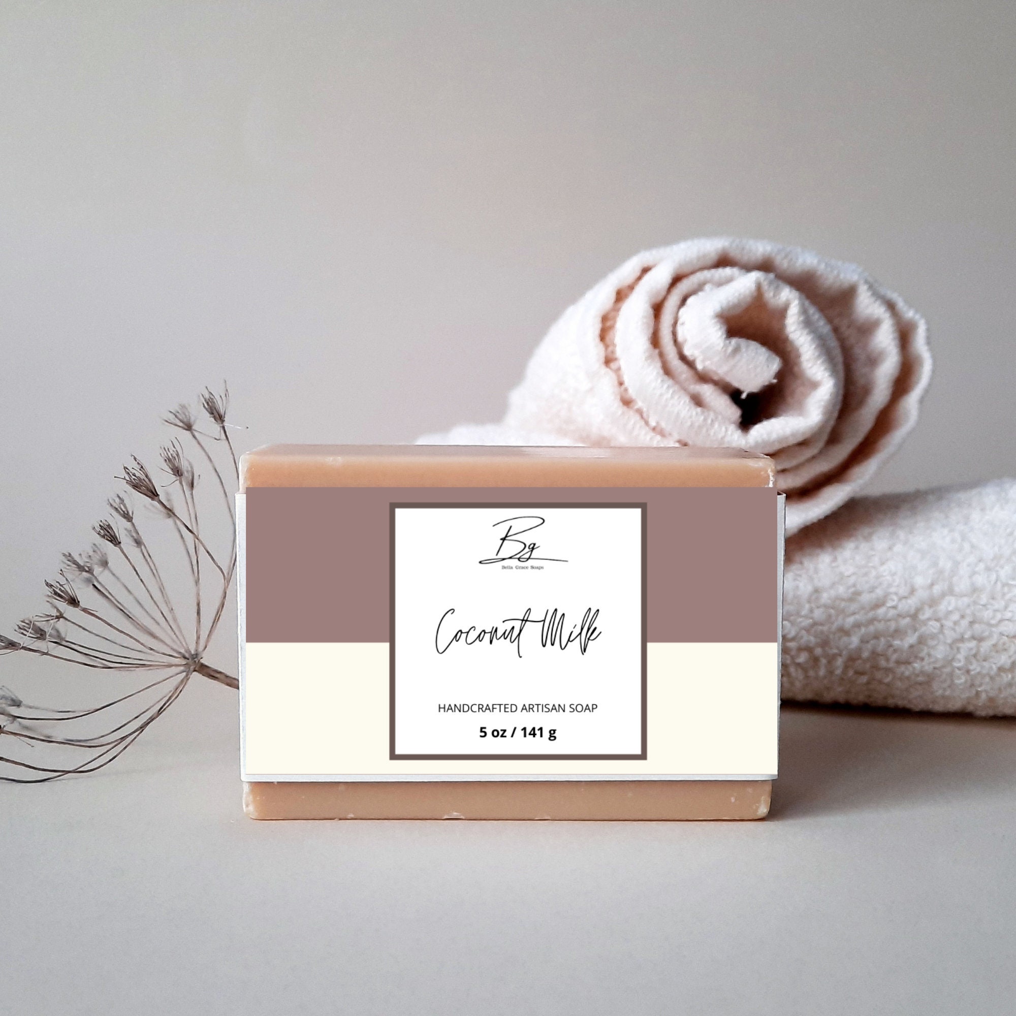 Editable Soap Wrapper Label Template for Canva. Organic Printable Belly ...