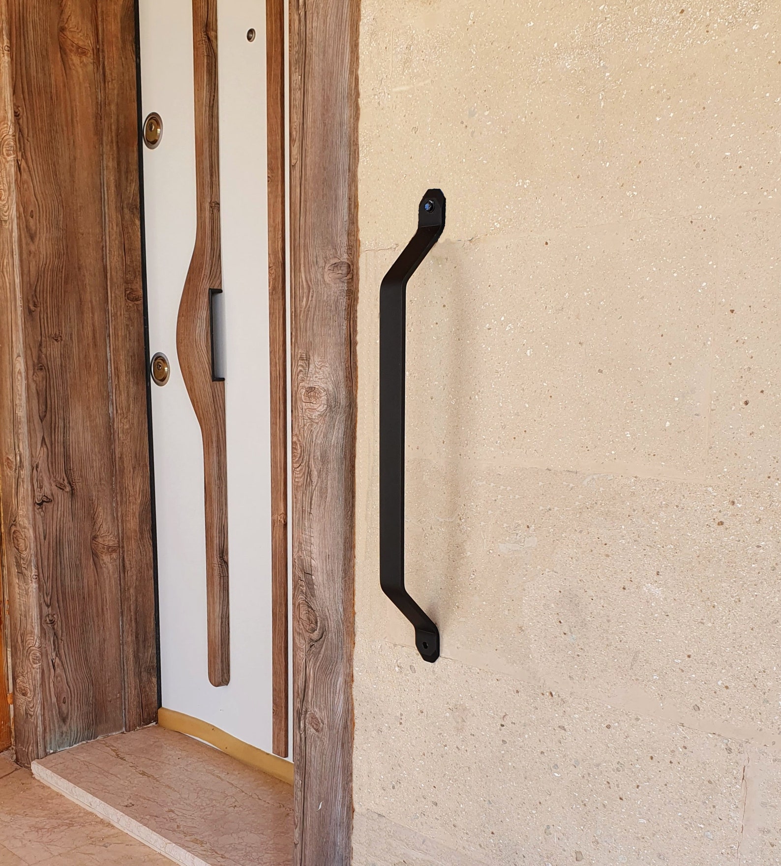 Handrail for Stairs and Door: Wrought Iron Handmade Outdoor or Indoor ...