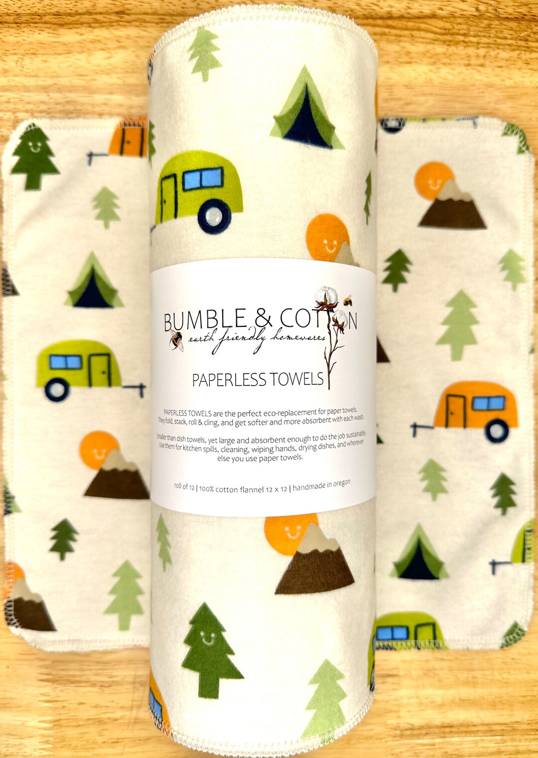 Adventure Time Paperless Towels || Unpaper Towels || Eco Sustainable ...