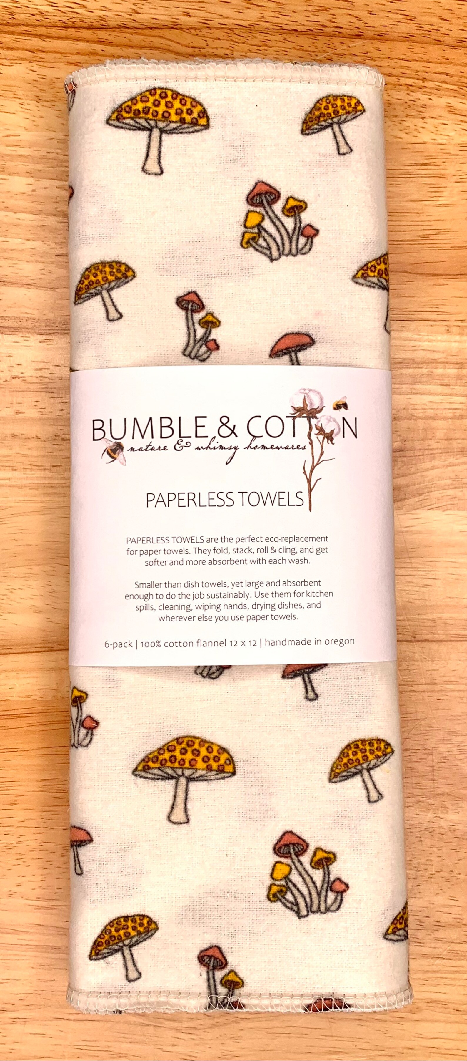 Funny Mushrooms Paperless Towels Unpaper Towels Eco - Etsy