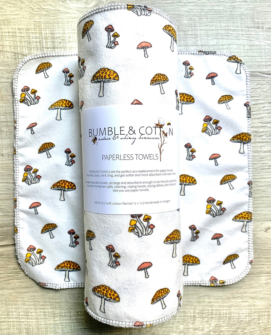 Funny Mushrooms Paperless Towels Unpaper Towels Eco - Etsy