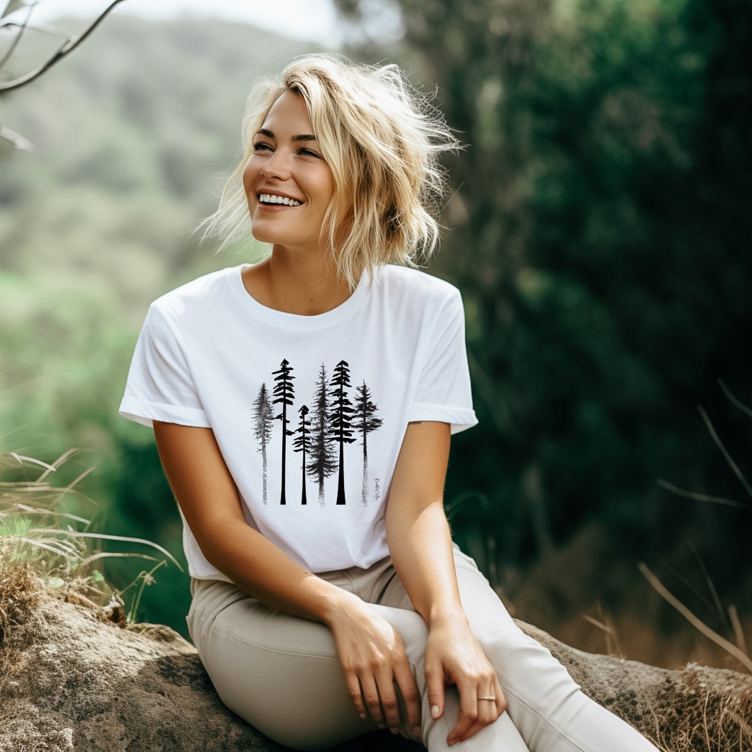 Tree Tee Shirt || Tree Lover T-shirt || Forest Tee || Gender Neutral ...