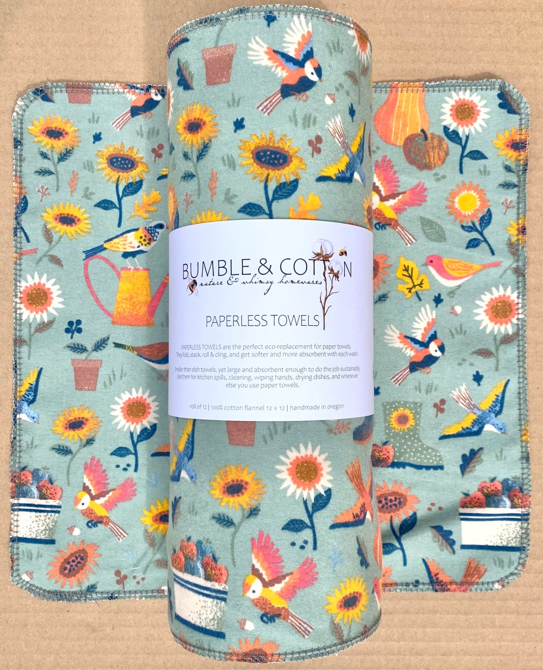 Nature Garden Fun Paperless Towels || Unpaper Towels || Eco Zero-waste ...