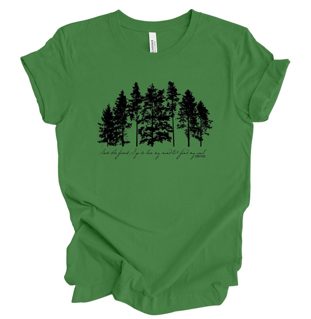 Into the Forest Tee Shirt || Forest Tree Shirt || Nature Tree T-shirt ...