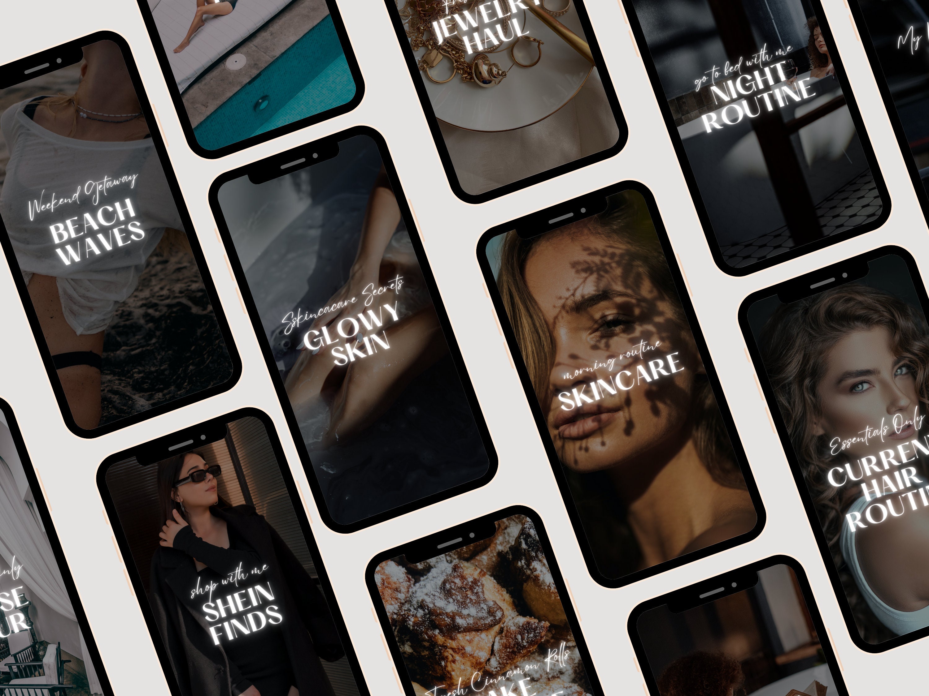 50 Instagram Reel Templates Reel Cover Title Ideas Canva Templates ...