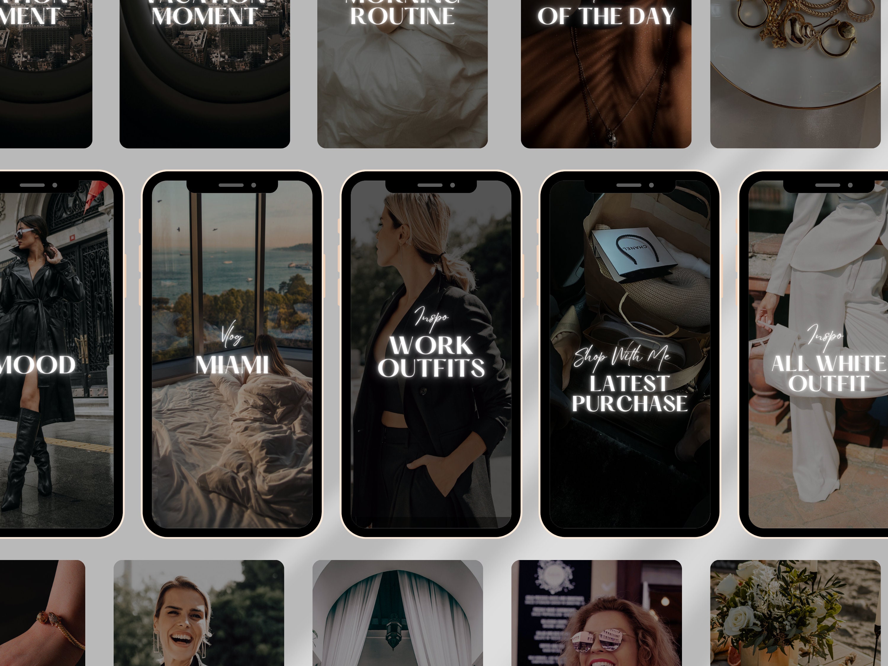 50 Instagram Reel Templates Reel Cover Title Ideas Canva Templates ...