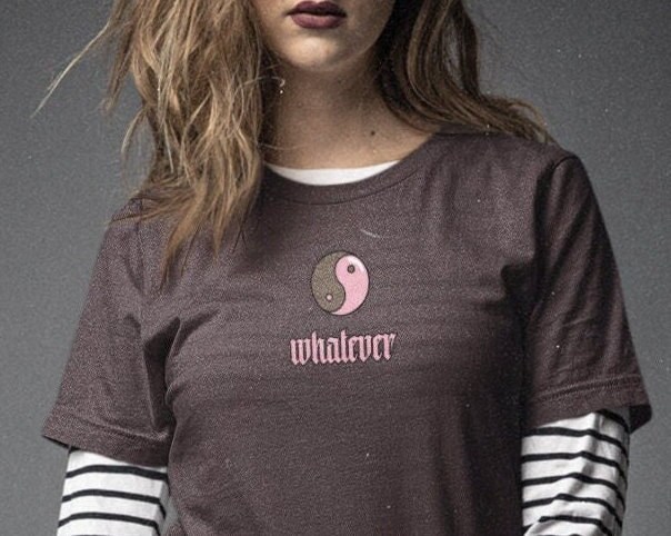 Y2K Shirt Y2K Top Y2K Fashion Yin Yang Shirt Cyber Y2k Streetwear Shirt ...