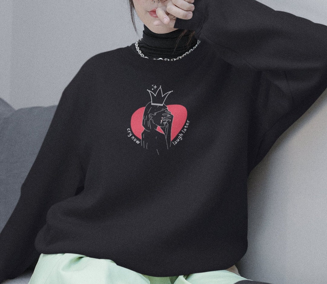Clowncore Clothing Weirdcore Clothing Dark Clowncore Sweatshirt Sad ...