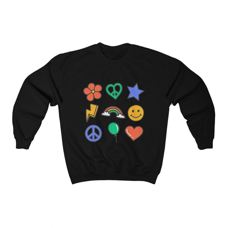 Clowncore Kidcore Clowncore Sweater Kidcore Sweater Preppy Sweatshirt ...