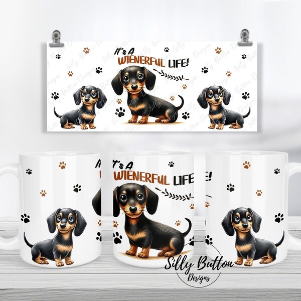 Dachshund Mug Design - Etsy