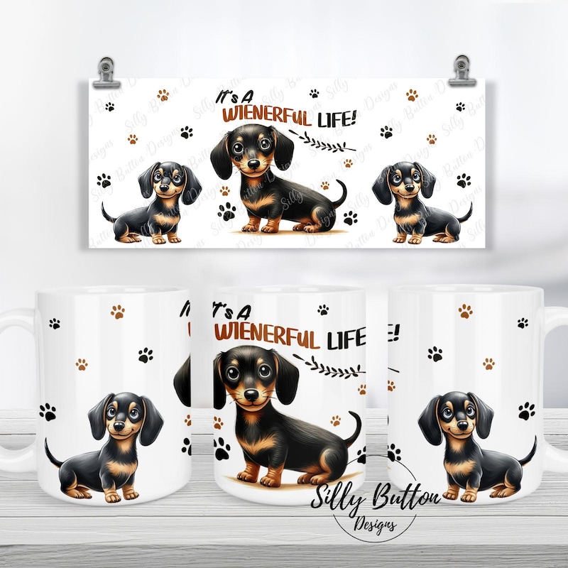 Dachshund Mug Design - Etsy