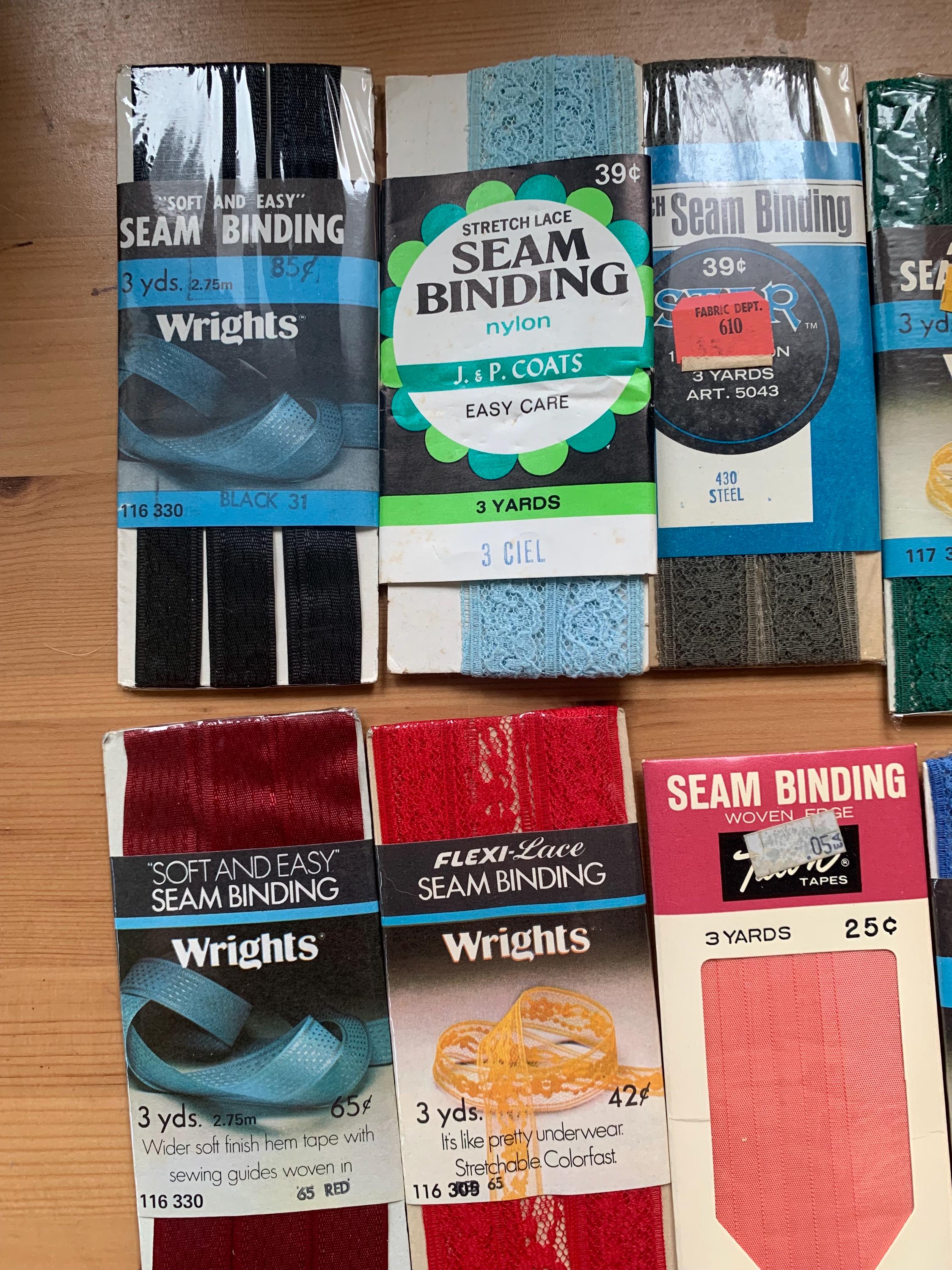 One Vintage Flexi-lace Seam Binding, You Pick - Etsy