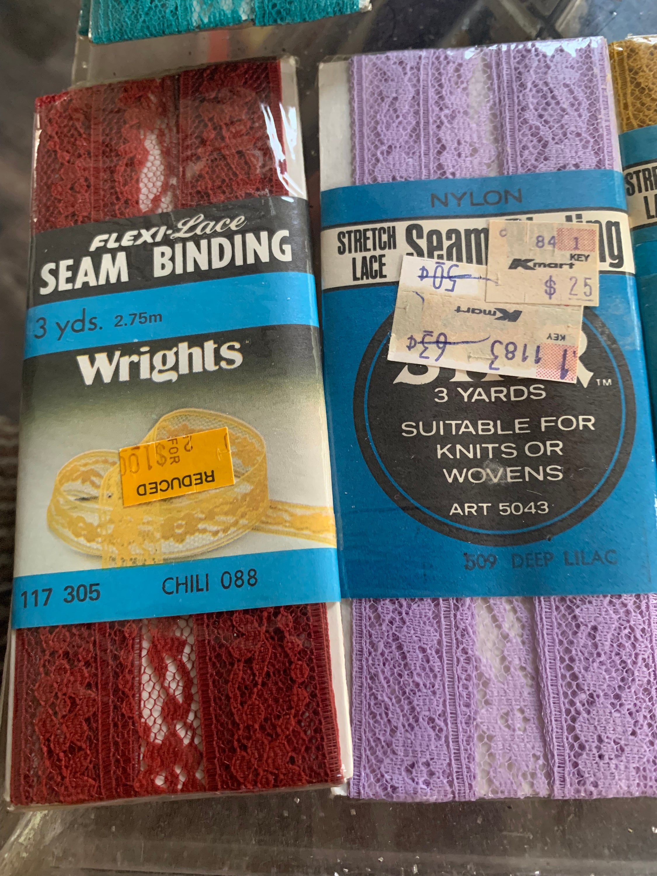 One Vintage Flexi-lace Seam Binding, You Pick - Etsy