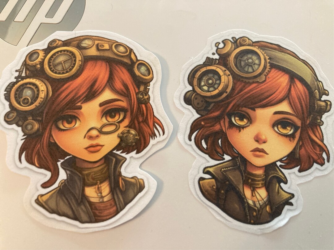 Steam Punk Sticker for Laptop, Blythe Doll, Vinyl Water Resistant ...