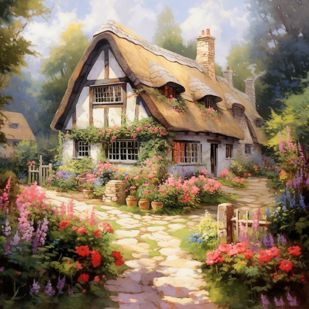 Cottage Core Wall Art Home Decor Poster Art Rustic Image - Etsy