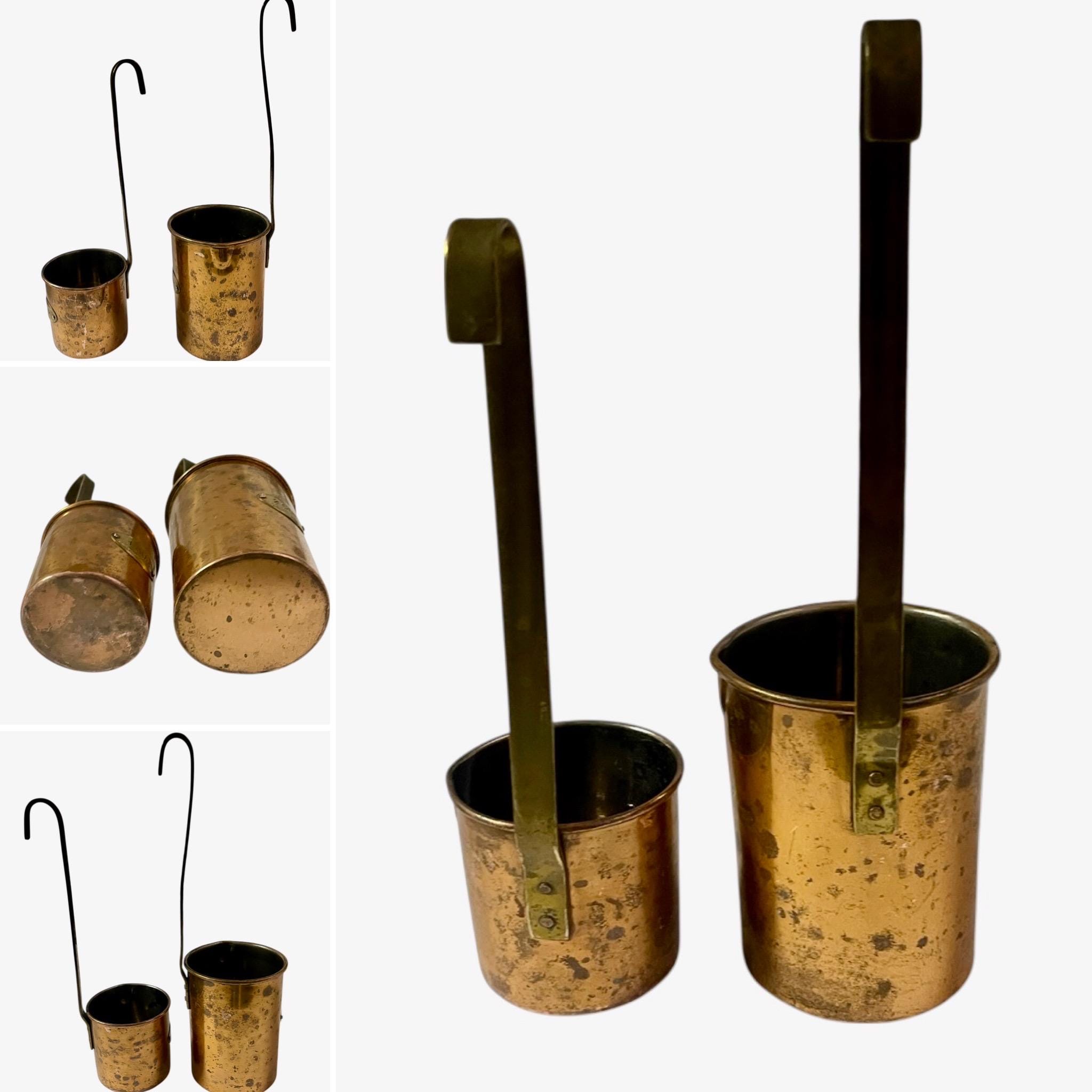 Copper Kitchen Utensils With Brass Handles. - Etsy