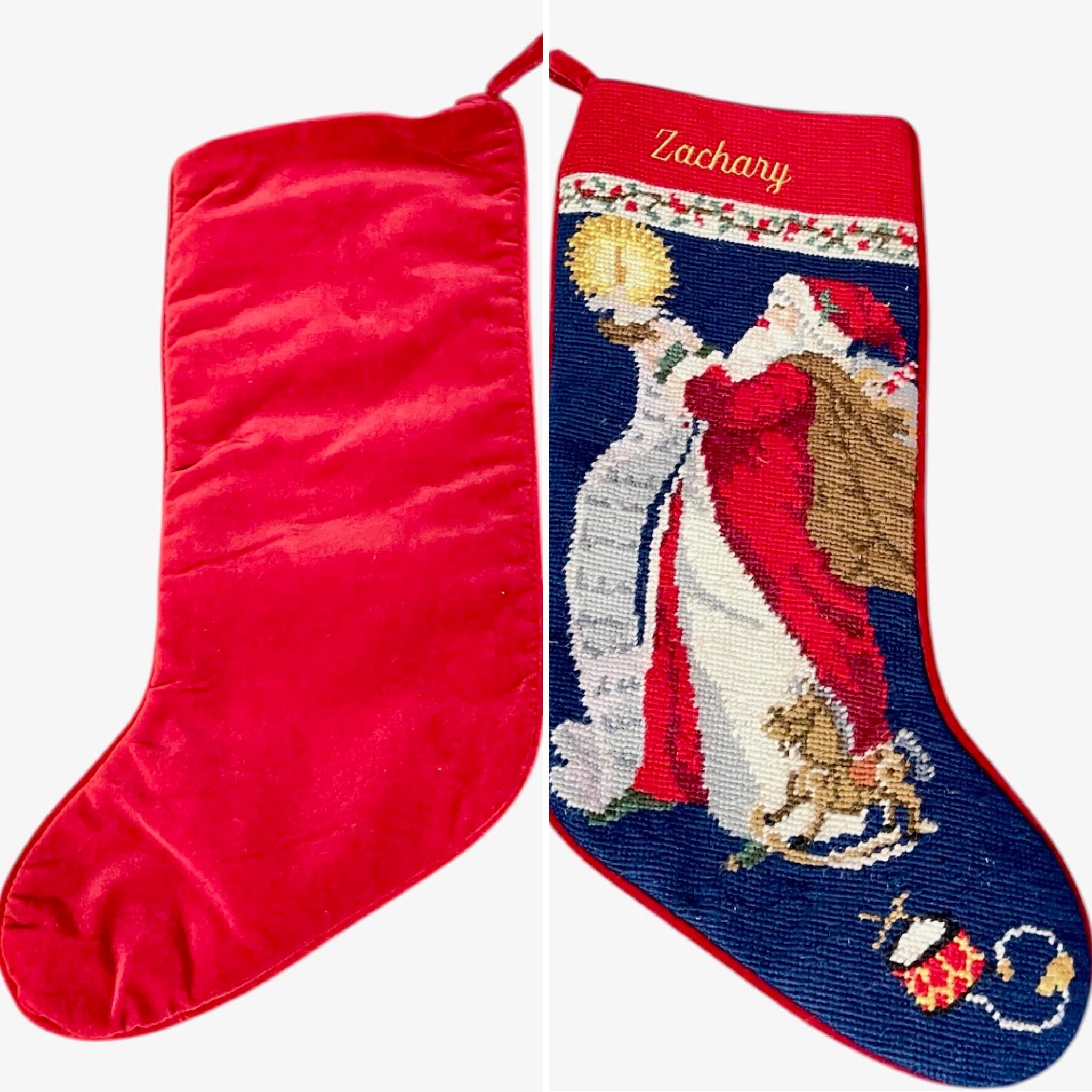 Nostalgic Needlepoint Christmas Stockings: Nutcracker, Noah’s Ark ...