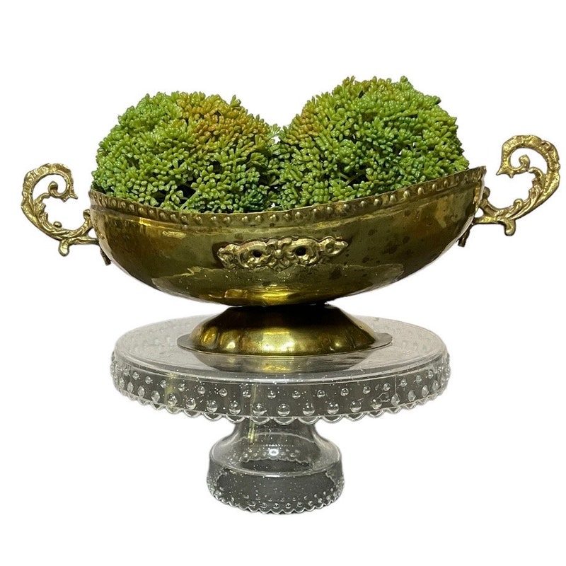 Brass Centerpiece - Etsy