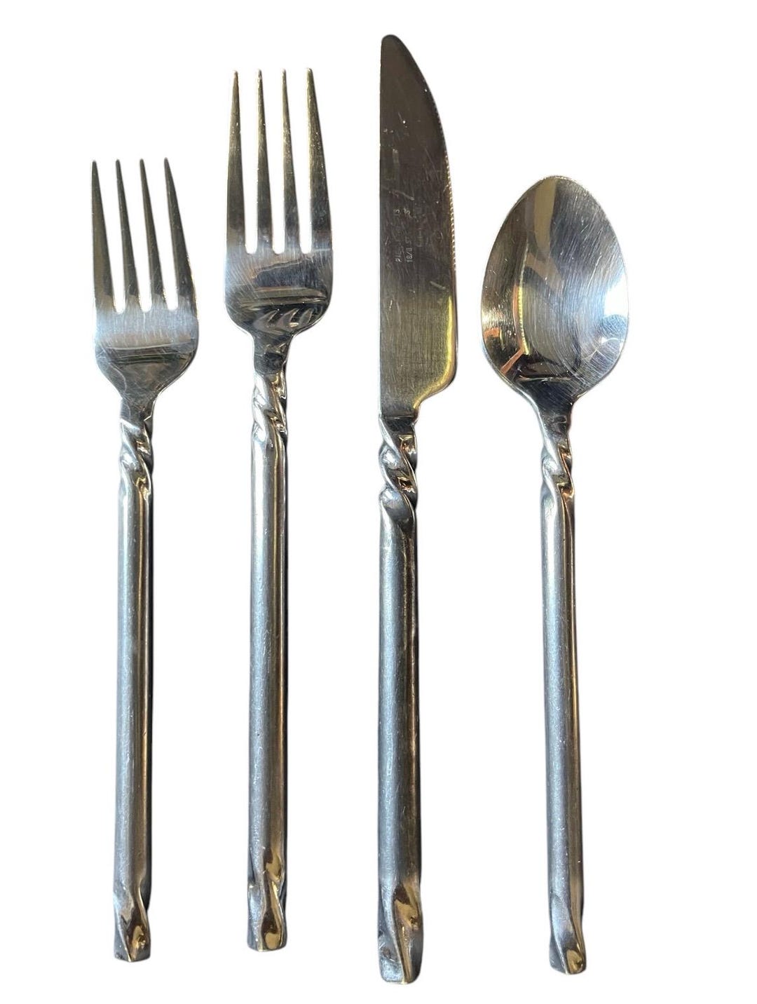 Pier 1 #PII10 Discontinued Flatware Service 18/8 Stainless China, Sold ...