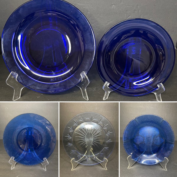 Cobalt Blue Plate - Etsy