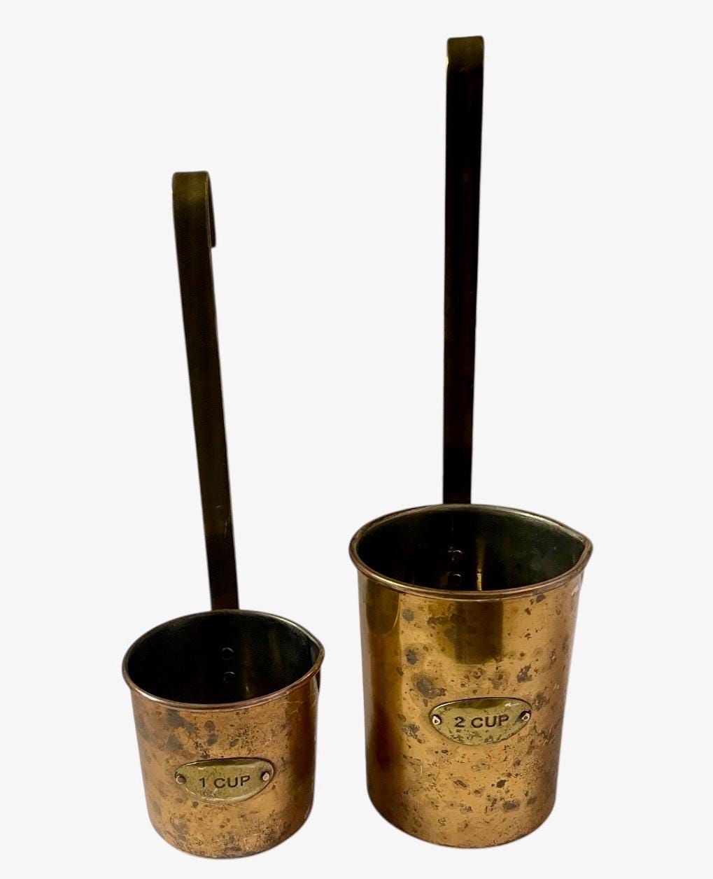 Copper Kitchen Utensils With Brass Handles. - Etsy
