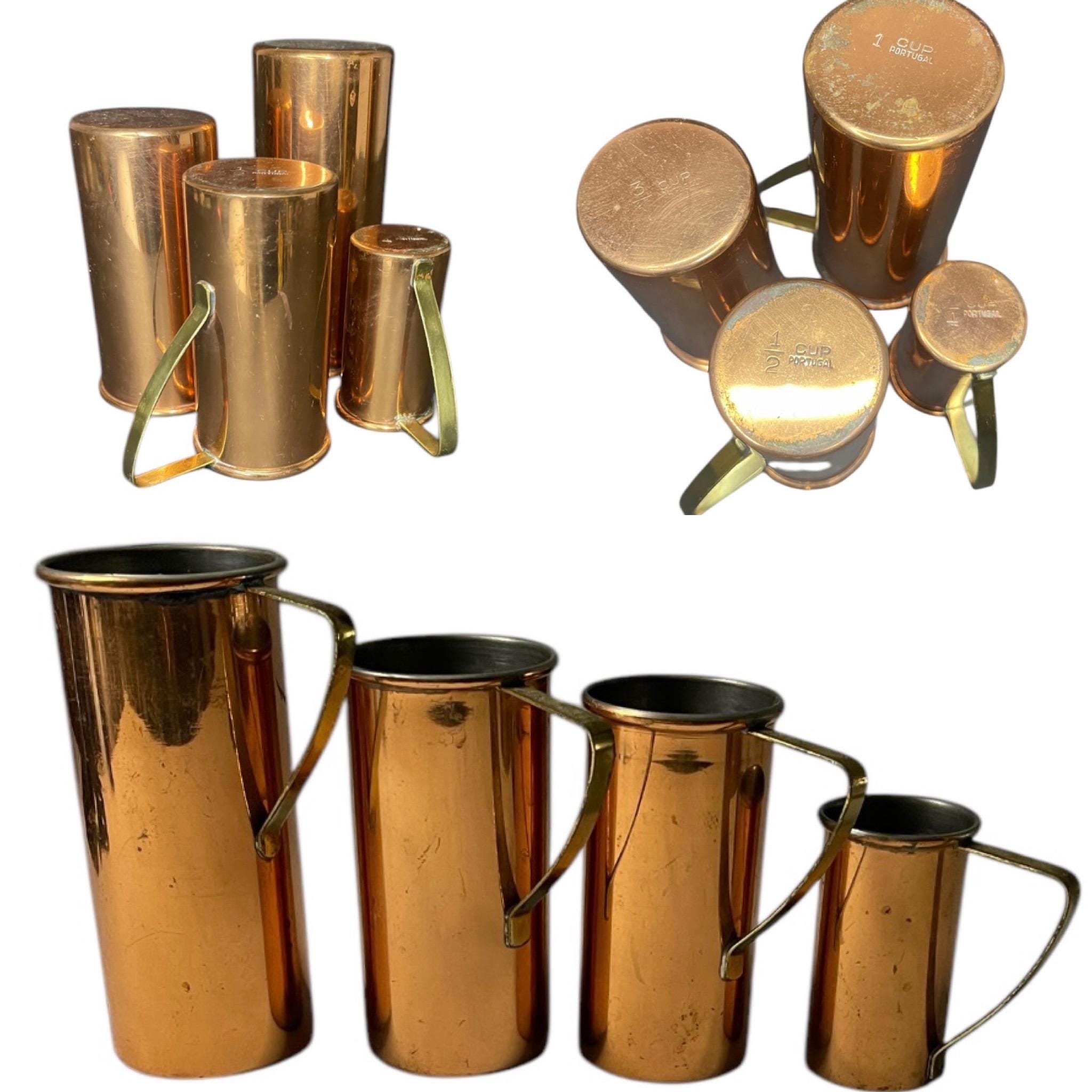 Copper Kitchen Utensils With Brass Handles. - Etsy