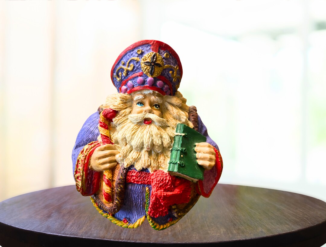 Vintage Crinkle Claus, Santa Figurine - Etsy